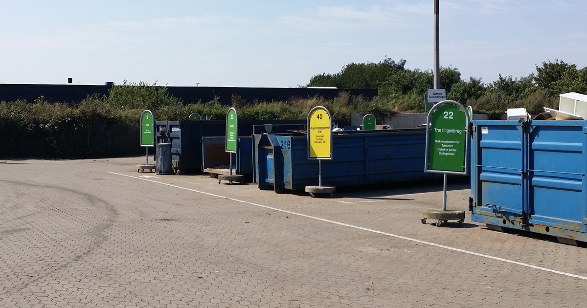 Genbrugsstationer | Hedensted Kommune